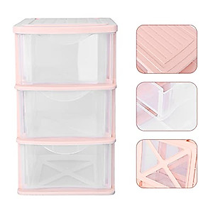Alipis Plastic Storage Bins Desktop Storage Drawer plastic desk drawers plastic storage drawers drawer box unit Cosmetic Makeup Organizer Drawer Organizer
