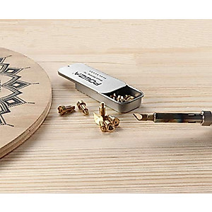 72Pcs Wood Burning Kit for Beginners, Adjustable Professional Wood Burner Pen Tool and Accessories, woodburning Embossing Carving