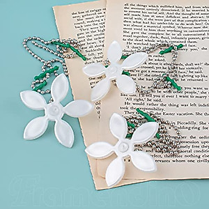 Framendino, 14 Pack Flower Shape Shower Drain Sink Remover Hair Filter Chain Hook Flower Drain Hair Catcher Drain Clog Remover Tool