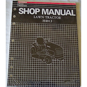 Honda Power Equipment Lawn Tractor Shop Manual H4013