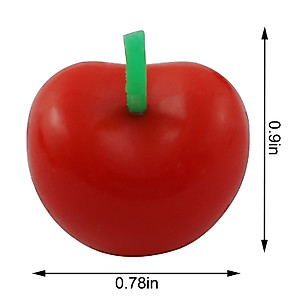 XGNG 2Box 10PCS Sweet Fruit Aroma Soy Wax Decorative Candle Cherries Shaped Scented Candle for Birthday Gift Table Photo