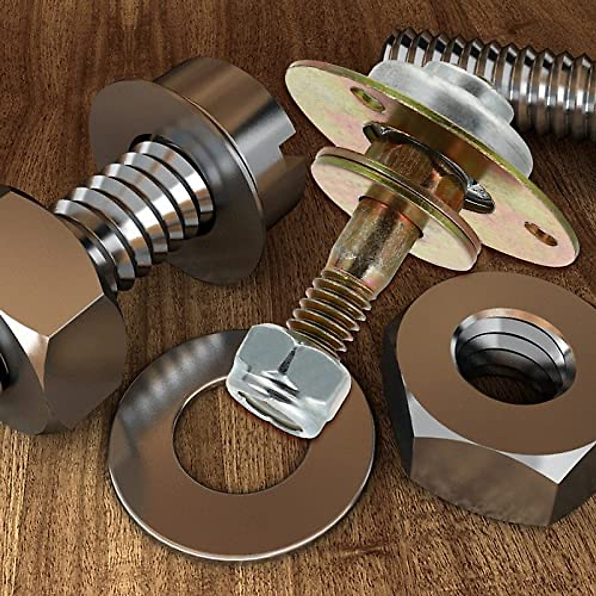 DOITOOL 4pcs Rocking Chair Hardware Rocking Chair Bearing Connecting Pieces Furniture Accessories Furniture Connecting Fittings M8x45mm