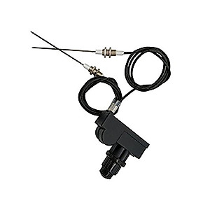 MeTer Star Grill Igniter Kit AA Battery Two Exits with Spark Plug Wire Length 1 Meters Long (Two Electrodes) CE/CSA Certified