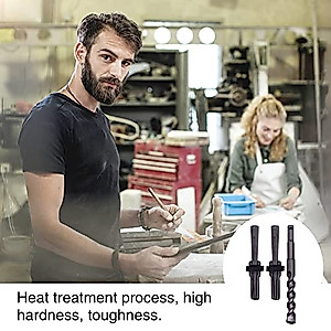 6PCS Rock Splitting Wedges and 1PCS Rotary Hammer Drill Bit, Wedge and Feather Shims, Stone Splitter Tools for Granites, Concretes, Boulders, Volcanic Rocks, Limestone Rocks