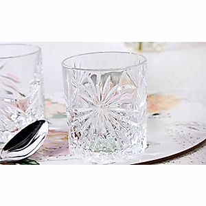 RCR Oasis Crystal Short Whisky Water Tumblers Glasses, 320 ml, Set of 6, 23 x 15.5 x 15.5 cm