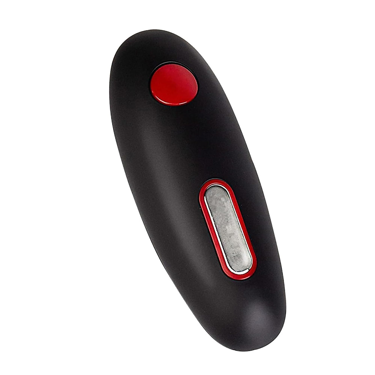 One Touch Electric Can Opener Easy Open Any Can Size with Smooth Edge, Hands Free and Battery Operated Electric Can Openers for Kitchen, Kitchen Gadget Electric Can Opener for Seniors (Black)