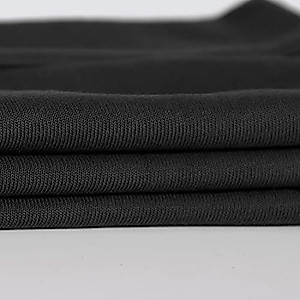 Men's Hooded Tank Tops Gym Workout Training Hoodies Sleeveless Bodybuildng Muscle Cut Off T-Shirt with Pocket Black L