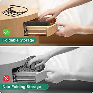 NAZZO Hat Washer for Dishwasher Washing Machine, Hat Cleaner Protector Holder for Curved Caps with Mesh Bag, Foldable Cap Washer Frame Cage Universal Adult Kids Basketball Cap, Black, 2 Pack