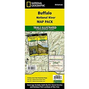 Buffalo National River [Map Pack Bundle] (National Geographic Trails Illustrated Map)