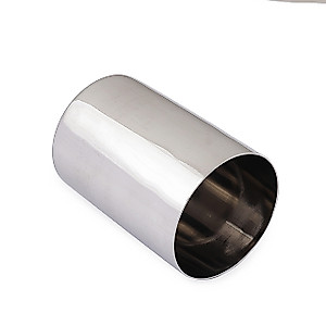 Qimacplus 10 Ounce Stainless Steel Pint Cups Shatterproof Cup Tumblers Unbreakable Metal Drinking Glasses for Bar, Home, Restaurant (4)