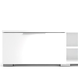 Tvilum Match TV Stand, White High Gloss