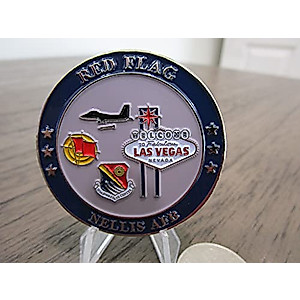 United States Air Force Nellis Red Flag 64th Aggressors 57th Wing Air Combat Command Challenge Coin