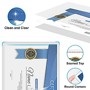 Thermal Laminating Sheets, 3 Mil Glossy Laminate Pouches 9" x 11.5" Letter Size Lamination Film to Preserve Photos Crafts Education Supplies for Use with Laminators, 60 Pack Clear Laminated Sheets