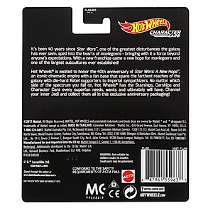 Hot Wheels Star Wars Character Cars 40th New Hope Darth Vader Vehicle