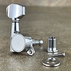 Gotoh Schaller-style Knob Chrome Tuners (6-in-a-line)