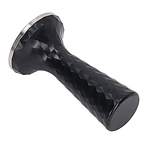 MOTUZP Coffee Tamper Food Grade Safe Coffee Hand Tamper with Flat Stainless Steel Base Professional Coffee Hand Tamper (51mm)