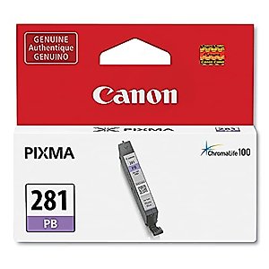 Canon 2092C001 (Cli-281) Chromalife100 Ink Cartridge (Blue) in Retail Packaging