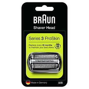 Braun Series 3 Shaver Cassette Black 32B