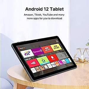 ApoloSign Tablet, 10 inch Android Tablets, Android 12 Tablets Quad-core 4GB RAM 64GB ROM, 5+8MP Dual Camera, WiFi, Bluetooth, 6000mAh Long Life Battery, Silver Grey