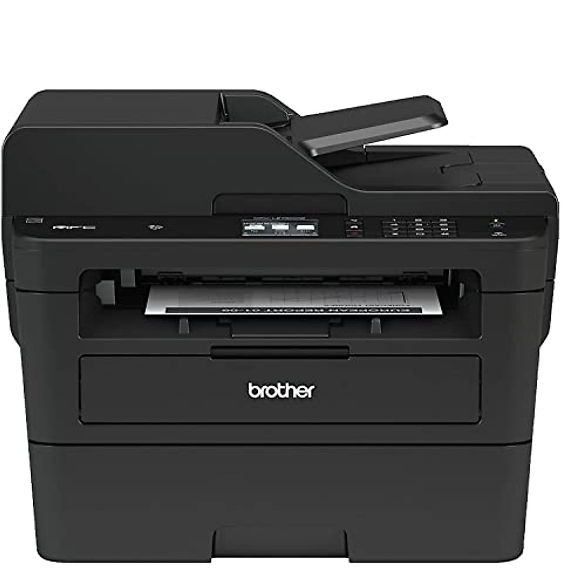 Brother MFC L2750DW Monochrome Laser Printer All-in-One with Wireless, Auto 2 Sided Printing, Print Scan Copy, 2400 x 600 dpi, 36ppm, 250 Sheet, Compatible with Alexa, Bundle with JAWFOAL