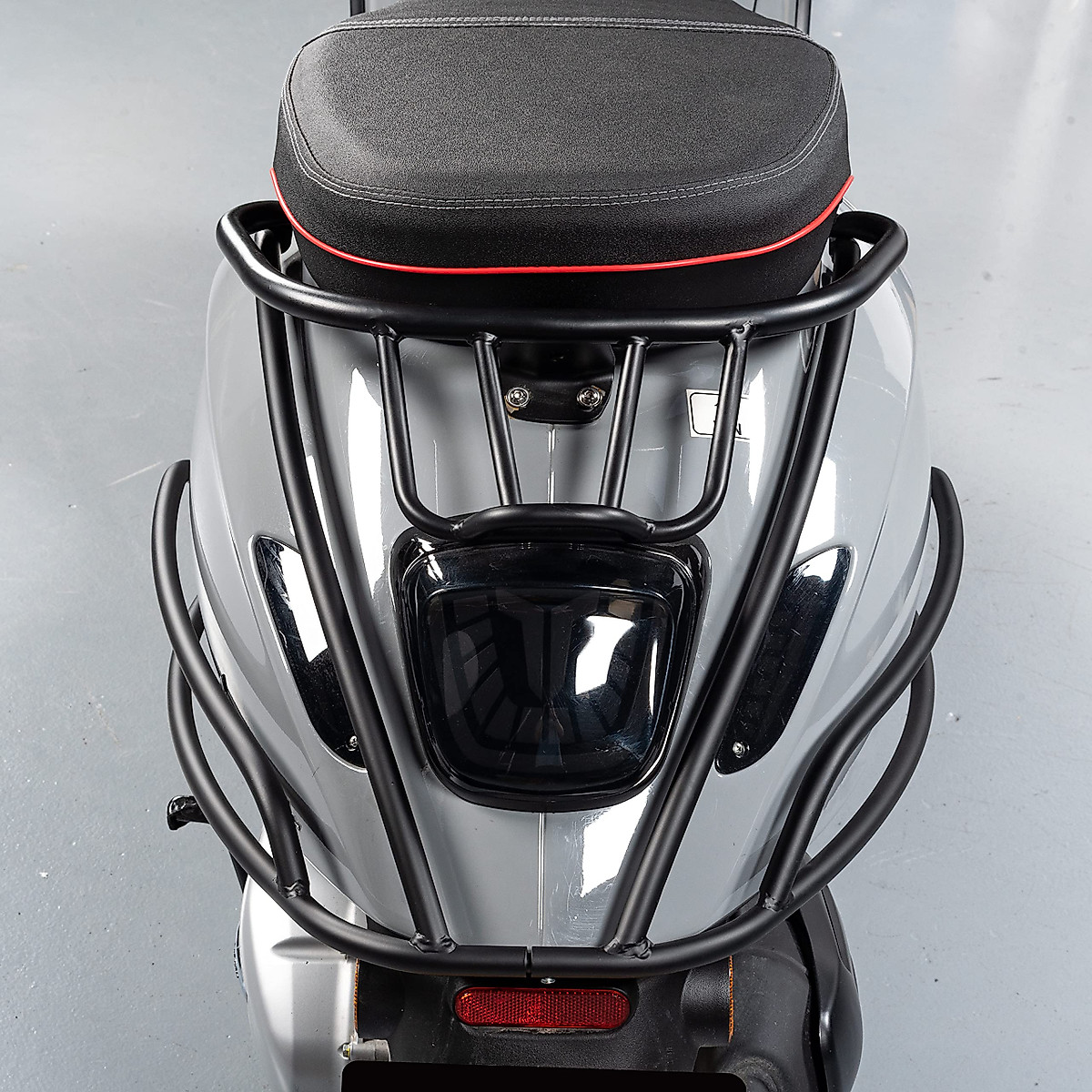 Lorababer Motorcycle Rear Engine Guard Bumper Falling Protection Highway Crash Bar Compatible with VESPA Sprint 150 (2016-2023) Primavera 50/125/150 (2014-2023) Scooter Frame Side Body Protector