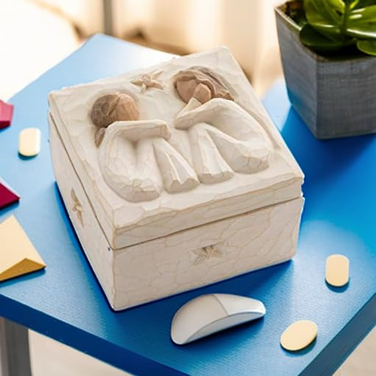 Willow Tree Friendship, Sculpted Hand-Painted Keepsake Box