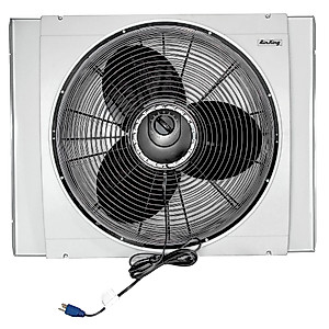 Air King 9166F 20" Whole House Window Fan , Gray