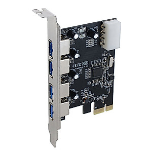 SEDNA - PCI Express USB 3.0 4 Port Adapter (4E) - NEC/Renesas 720201 chip Set