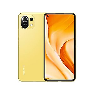 Xiaomi Mi 11 Lite 5G + 4G LTE (128GB, 8GB) 6.55” (Only Tmoible/Mint USA Market) Unlocked Global, 64MP Triple Camera, Dual SIM + (w/Fast Car Charger) (Citrus Yellow)