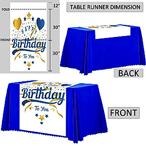 XINYIMAI Custom Table Runner, Customize Tablecloths with Business Logos or Your Text and, Personalize DIY The Tablecloth with Your Image, Suitable for Birthday, Party, Wedding, Holiday Decorati