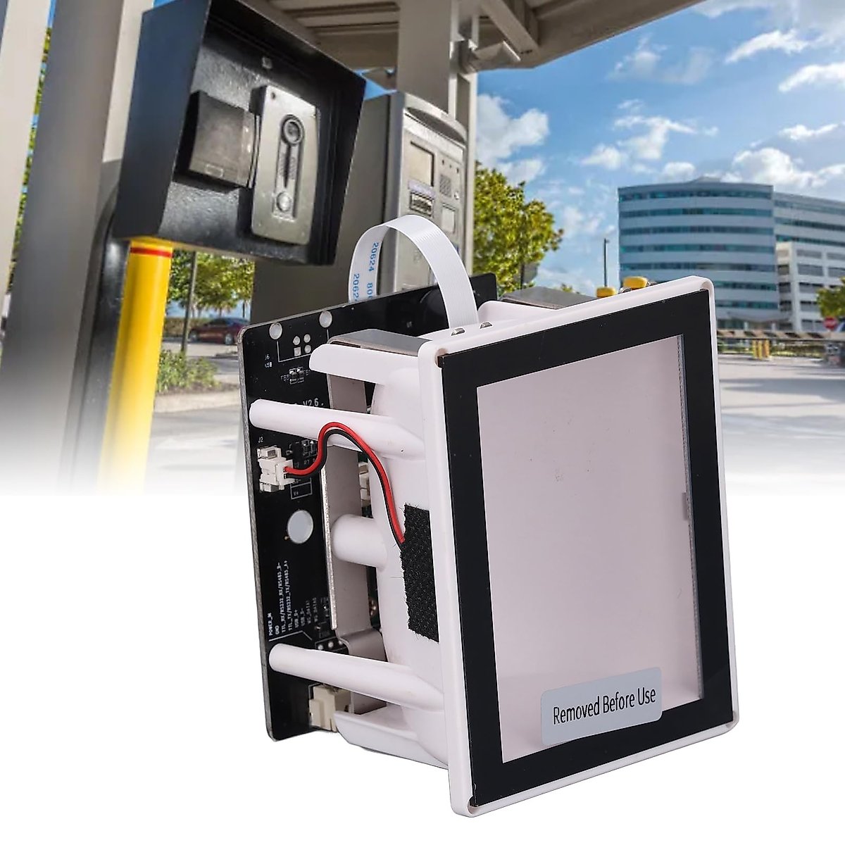 Embedded Barcode Reader, Automatic Sensing 5V-20V Compact Barcode Scanner 1D 2D USB Serial Port for Vending Machine Guidance Machine