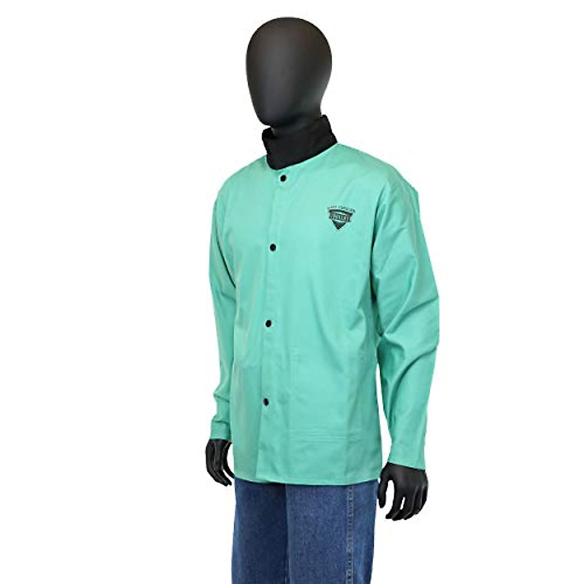 IRONCAT 7050 L Irontex FR Cotton Jacket, 30", Large, Green