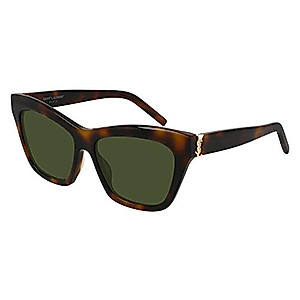 Saint Laurent SL M79 Havana/Green 56/15/140 women Sunglasses