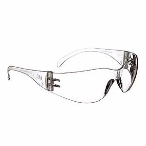 3M Safety Glasses, Virtua, 20 Pair, ANSI Z87, Anti-Fog Scratch Resistant Clear Lens, Clear Frame, Wraparound Coverage