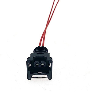 8 Pack Fuel Injector Connector Pigtail Wiring Plugs Clips Cut Splice for Bosch EV1 Any RC Replace EV1 OBD1