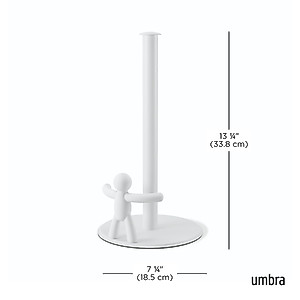 Umbra Buddy Paper Towel Holder, White