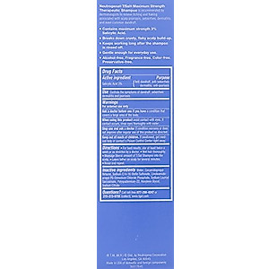 Neutrogena T/Sal Therapeutic Shampoo, Scalp Build-Up Control 4.5 oz, 130 fl oz