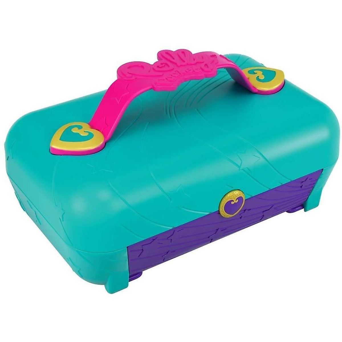 Polly Pocket Hidden Places Dance Par-taay! Case with Dance Theme, Dolls & Accessories