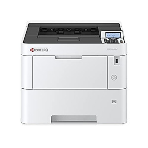Kyocera ECOSYS PA4500x Monochrome Laser Printer, 47 ppm, 600 x 600 dpi and Up to Fine 1200 dpi, 600 Sheet Tray, 100 Sheet MPT, Duplex, 5 Line LCD w/Hard Key Panel, Gigabit Ethernet, USB, 512 MB