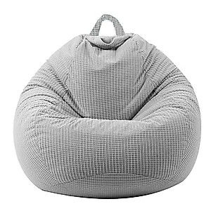 ENBAOHUI 3 Ft Bean Bag Chair Cover (No Filler) Stuffed Animal Storage Bean Bag Cover for Pets Dogs/Cats Bed Corduroy Stuffed for Organizing Plush Toys