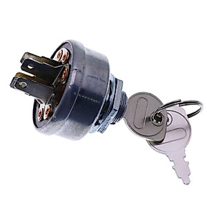 ZTUOAUMA Ignition Starter Switch with Keys Replacement for 178280 178280SM 35100 772 003 23-0660 700172 741308 21064 365402 STD365402 3621R 4406R 725-0267 725-0267A 925-0267
