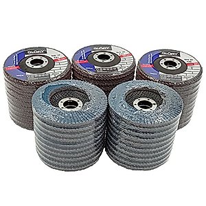 Premium Zirconia Flap Disc 4-1/2" X 7/8" 40 GRIT Pack of 50