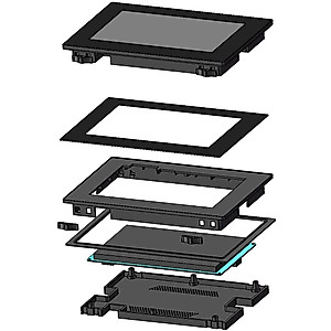 Ferwooh 7.0" Nextion Enhanced HMI USART UART Serial TFT LCD Module Display Resistive Touch Panel Touchscreen with Enclosure