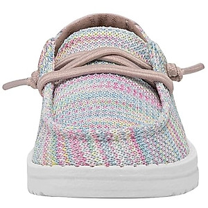 Hey Dude Wendy Toddler Sox Pastels Size C7 | Toddler's Shoes | Kid's Slip On Loafers | Comfortable & Light-Weight