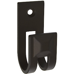 National Hardware S803-734 V8065 Prairie small single hooks in Oil Rubbed Bronze, 2-1/2"