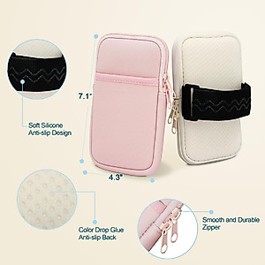 SHOW-YA Water Bottle Pouch for Stanley - 40oz Stanley Cup Accessories, Stanley Cup Fanny Pack, Workout Outdoor Tumbler Pocket for Phone, Card, Keys,Compatible with Stanley Adventure 40oz,30oz(Pink)