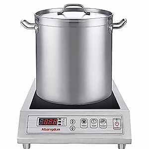 1800W/120V Commercial Range Countertop Burners Commercial Induction Cooktop Hot Plate Portable Electric Stove for Cooking Abangdun