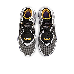 Nike Men's Lebron 19 Basketball Shoes, Black/University Gold Noir, 8.5