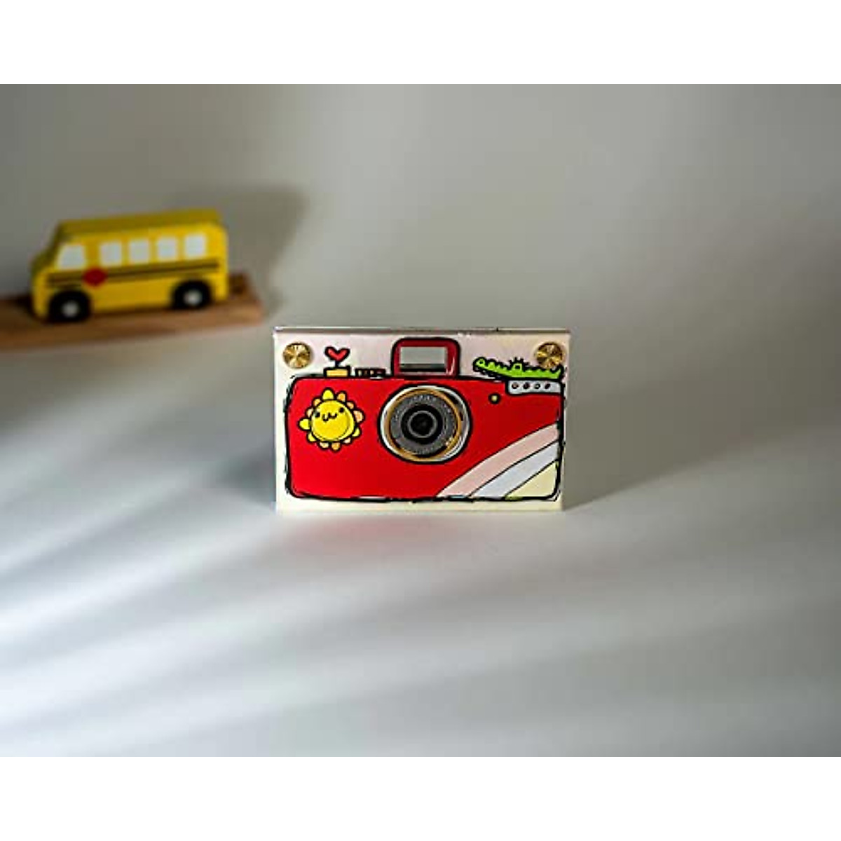 Paper Shoot Camera | Eco-Friendly Digital Camera (Multiple Designs) Red Hand Drawn