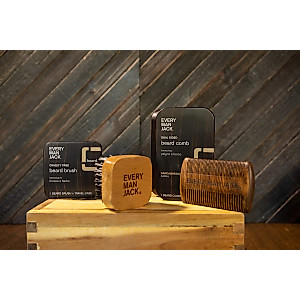 Every Man Jack Beard Comb, Woodgrain